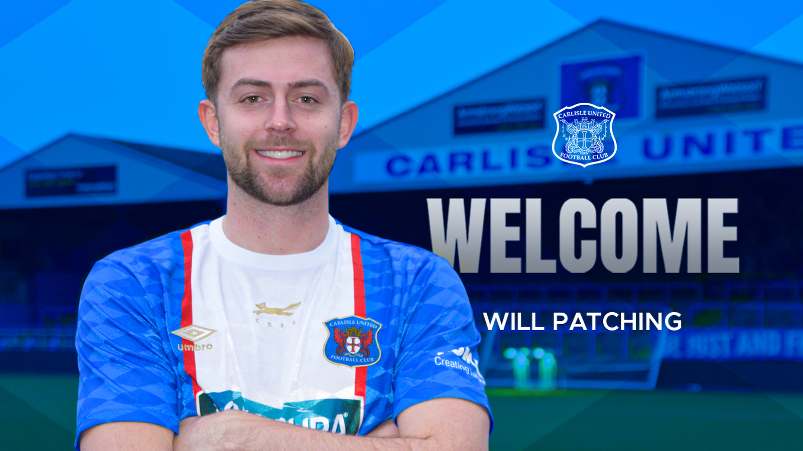 WILL PATCHING SIGNS FOR THE BLUES | Carlisle United Football Club