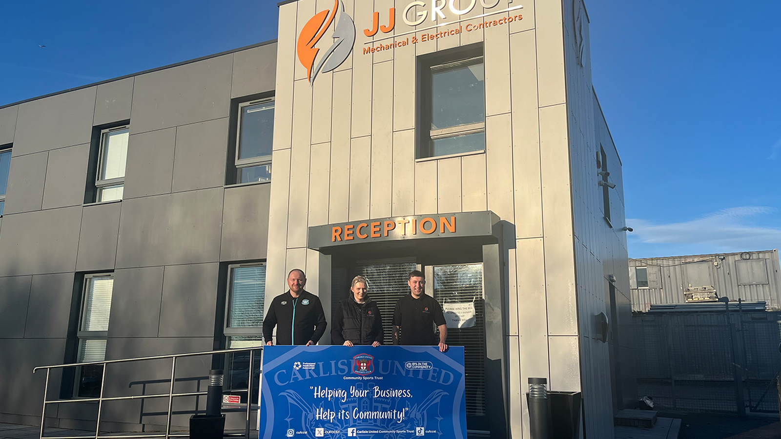 JJ GROUP SPONSOR CST PROJECT | Carlisle United Football Club