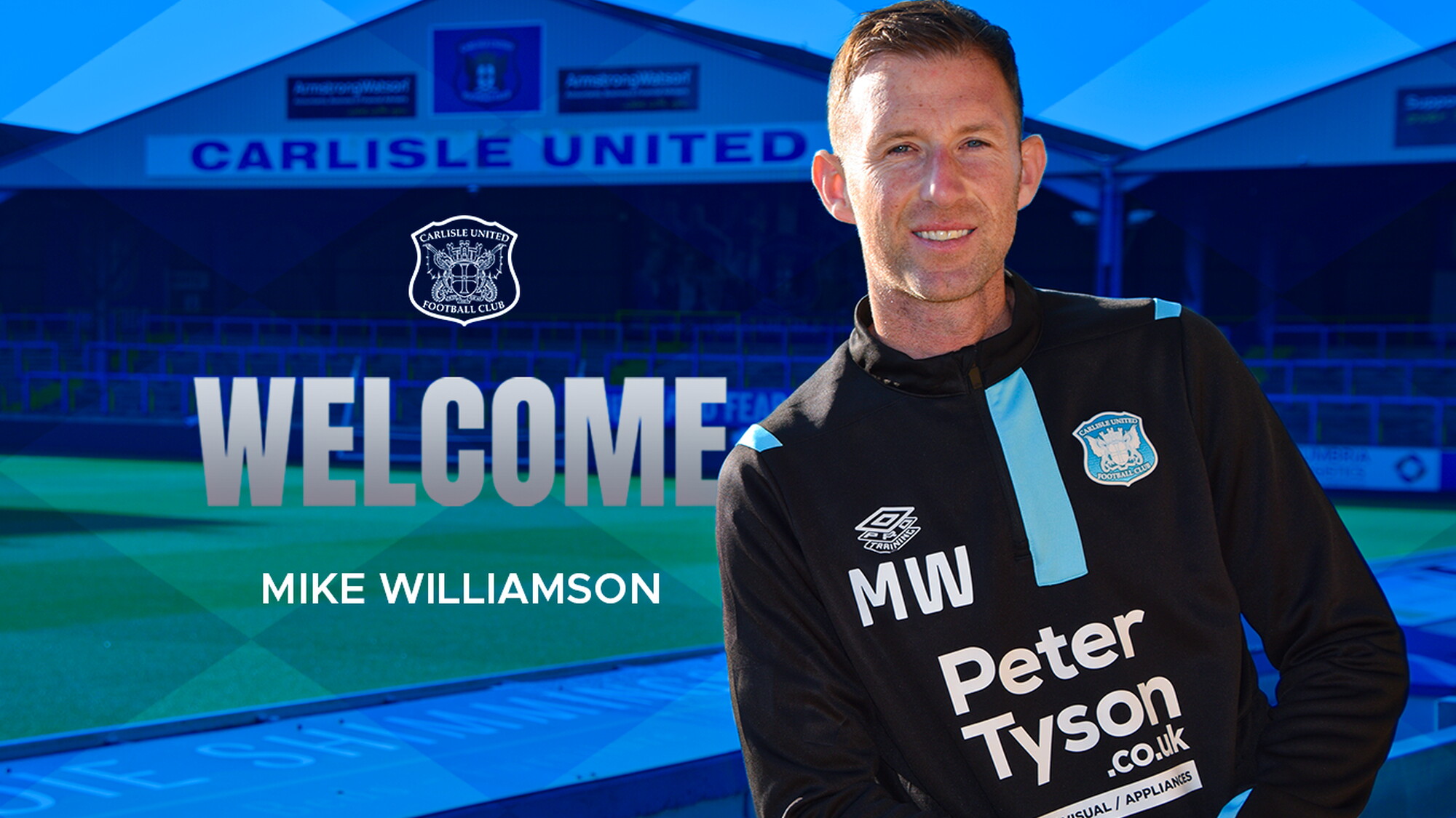 MIKE WILLIAMSON JOINS AS HEAD COACH | Carlisle United Football Club