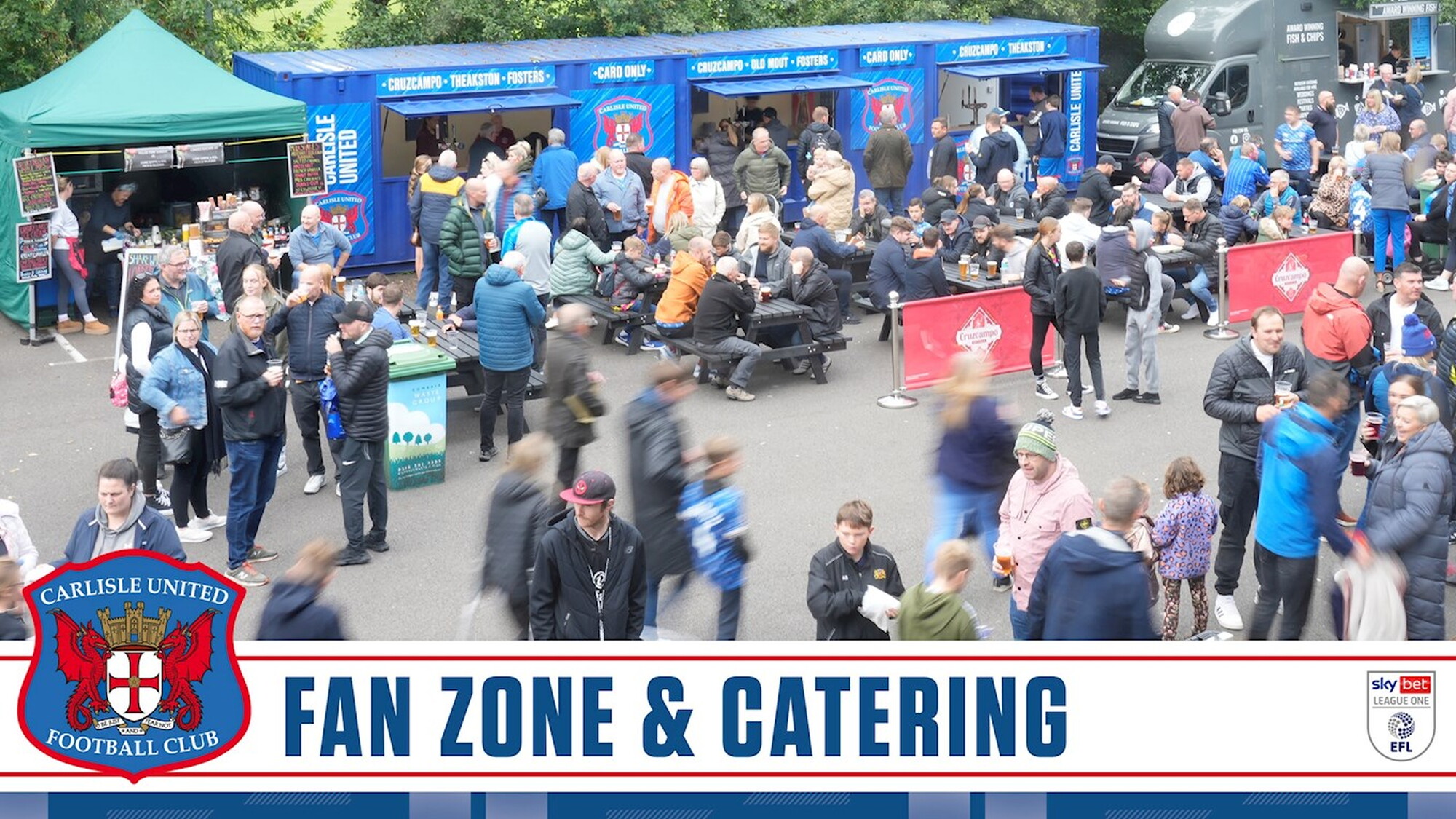 MATCH DAY INFO: Fan Zone and catering | Carlisle United Football Club