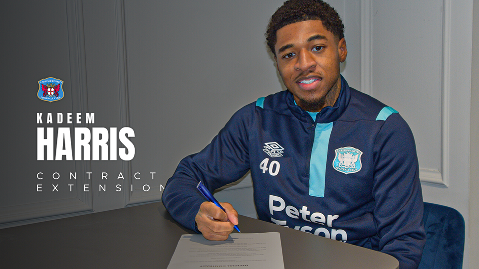 KADEEM HARRIS AGREES CONTRACT EXTENSION | Carlisle United Football Club