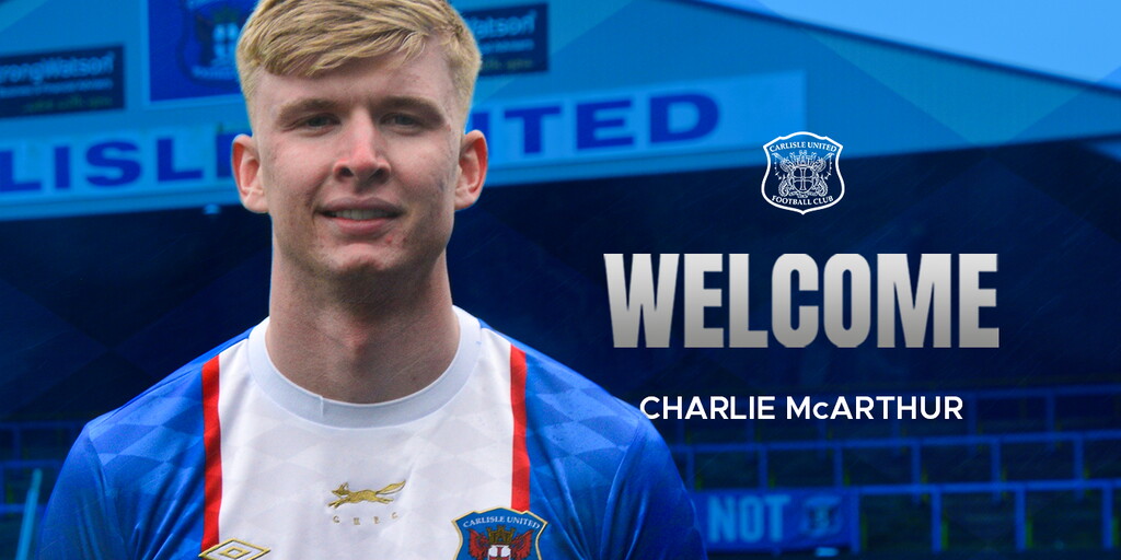 CHARLIE McARTHUR JOINS ON LOAN | Carlisle United Football Club