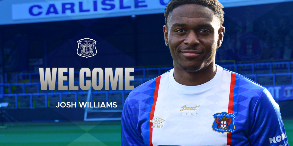 JOSH WILLIAMS JOINS THE BLUES | Carlisle United Football Club