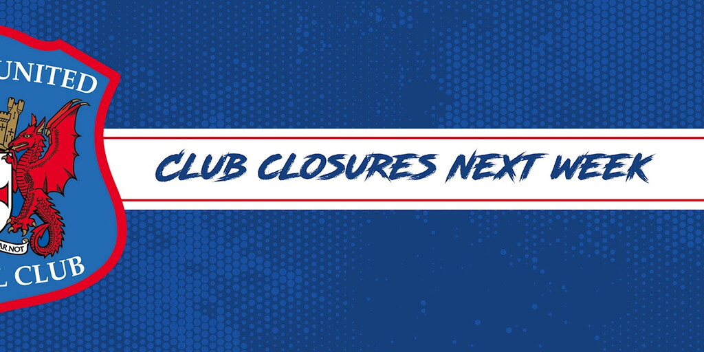 CLUB: Closures planned on Monday and Tuesday | Carlisle United Football ... CLUB: Closures planned on Monday and Tuesday | Carlisle United Football ...